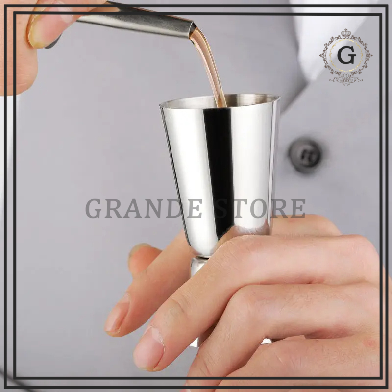 Jual GRANDE Jigger Stainless Measure - Syrup Gelas Takar Measuring Cup ...