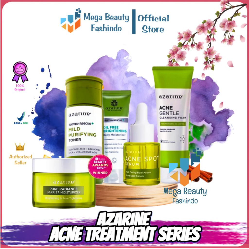 Jual Azarine Anti Acne Series | Gentle Cleansing Foam 75ml | Acne Spot ...