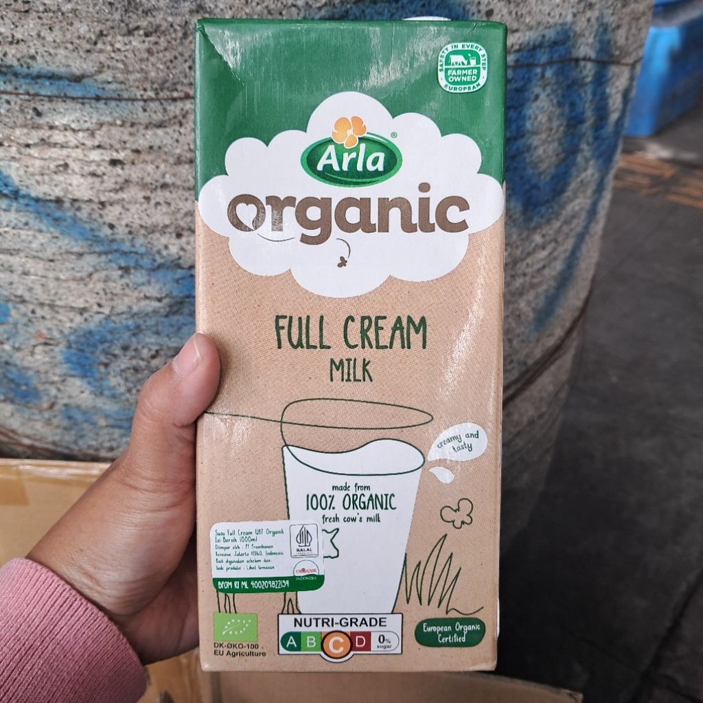 Jual Arla Organic Full Cream UHT Milk 1000ml 1 Liter & 200ml | Shopee ...