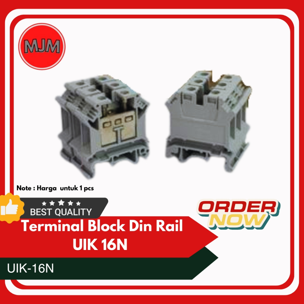 Jual UK-35 / Terminal Block Din Rail UIK35 800V 125A | Shopee Indonesia