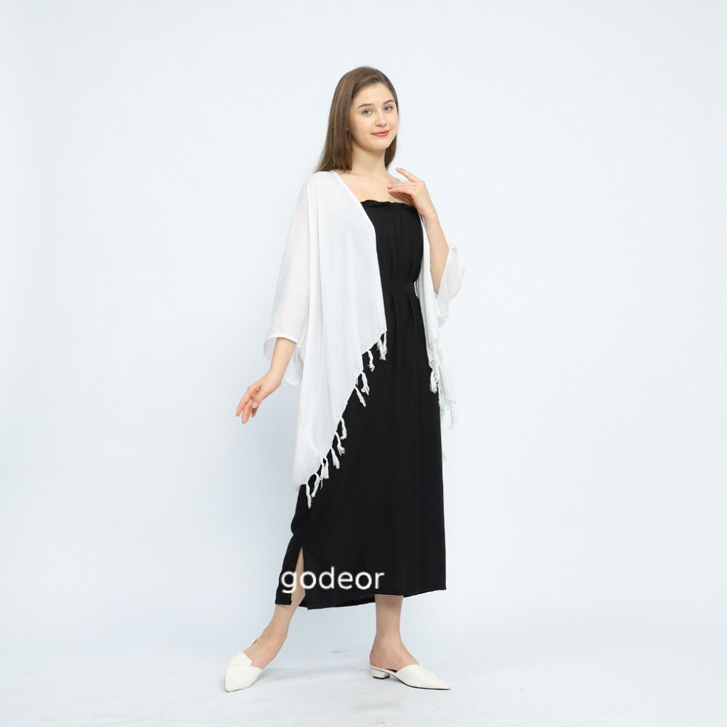Jual Godeor - Cardigan Pantai Polos Outer Rumbai Muat BB 90Kg | Shopee ...
