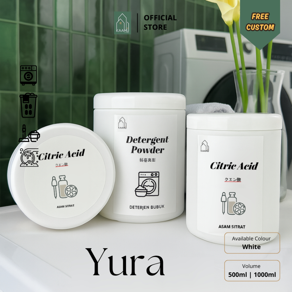 Jual KAAMU LIVING - YURA | botol tabung 1000 ml 1 liter laundry ...