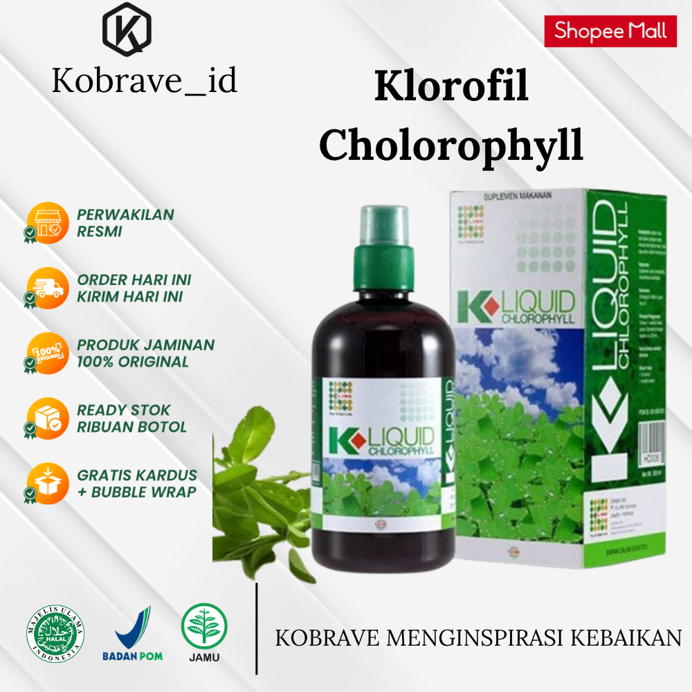 Jual Klorofil Cholorophyll Liquid K-Link Klorofil Obat Detokfikasi Hati ...