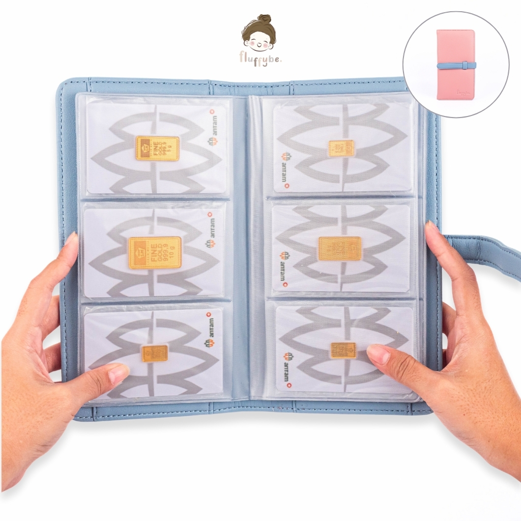 Jual Fluffybe - Dompet Emas Logam Mulia Antam Pink-Light Blue | Shopee ...