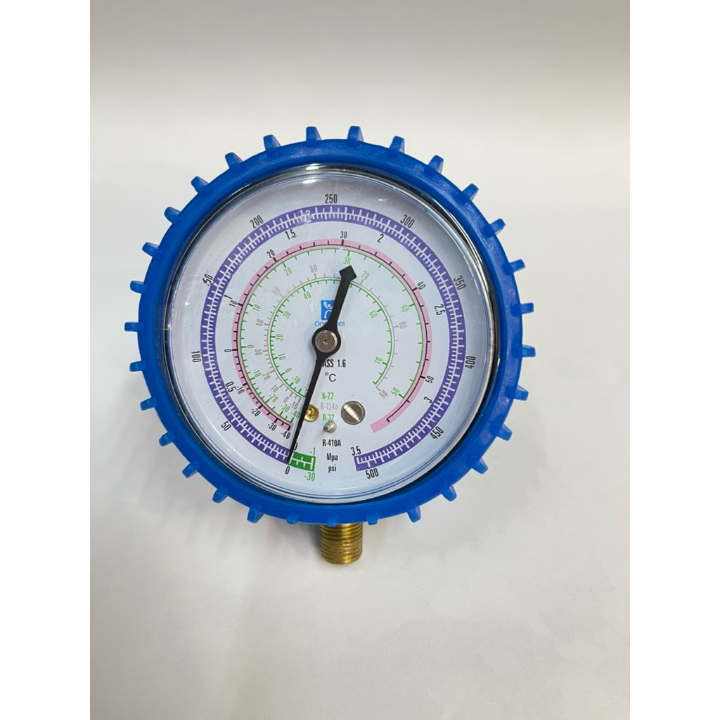 Jual Meteran manifold R32 R410A R22 R134A low presure biru | Shopee ...