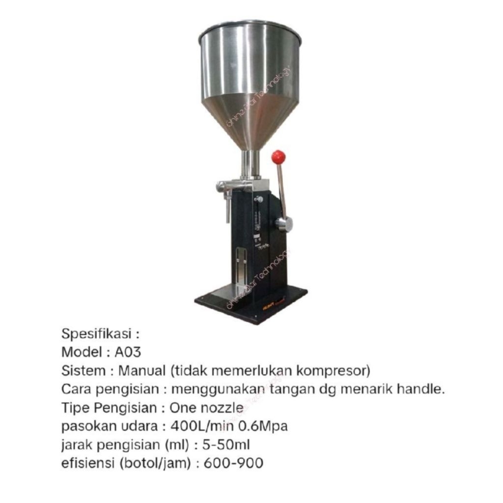 Jual Heavypack Automatic and Manual Filling Machine A03 A02 A-03 A-02 ...