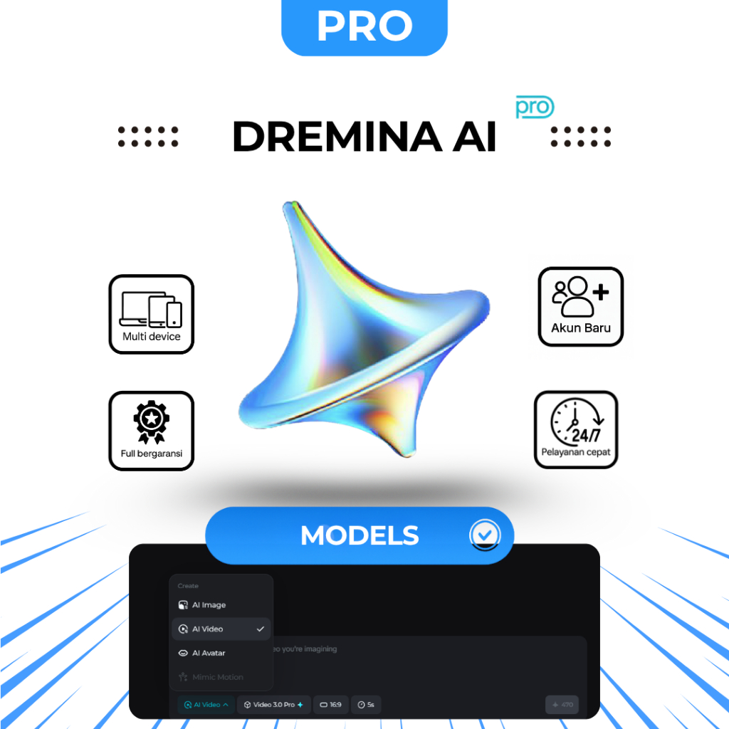Jual Dremina AI Premium Original – Garansi & Langsung Pakai Text to ...