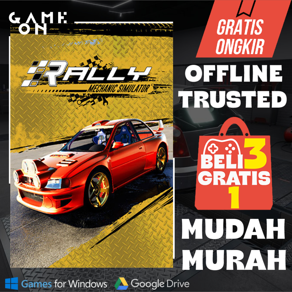 Jual Rally Mechanic Simulator Complete Garage: Racing Simulation Game ...