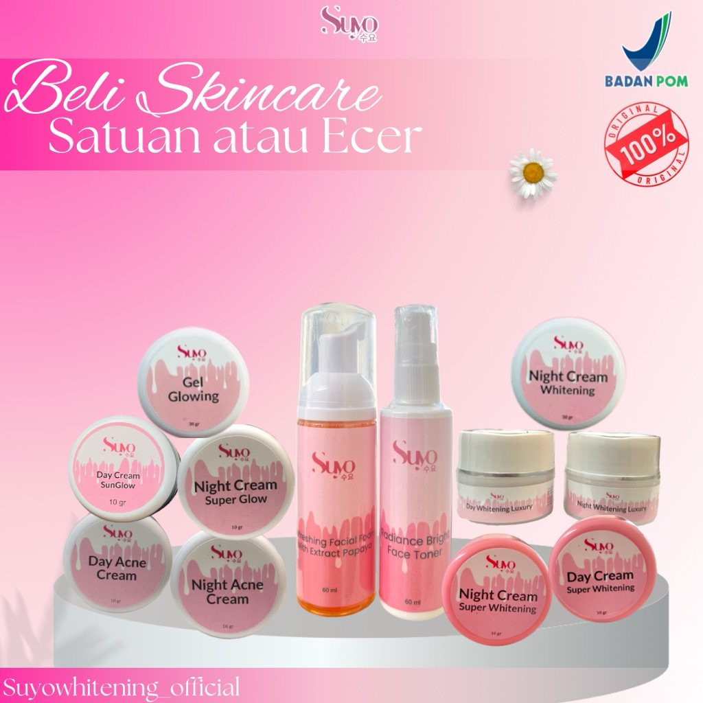 Jual Suyo Skincare Ecer (Harga Satuan) | Shopee Indonesia