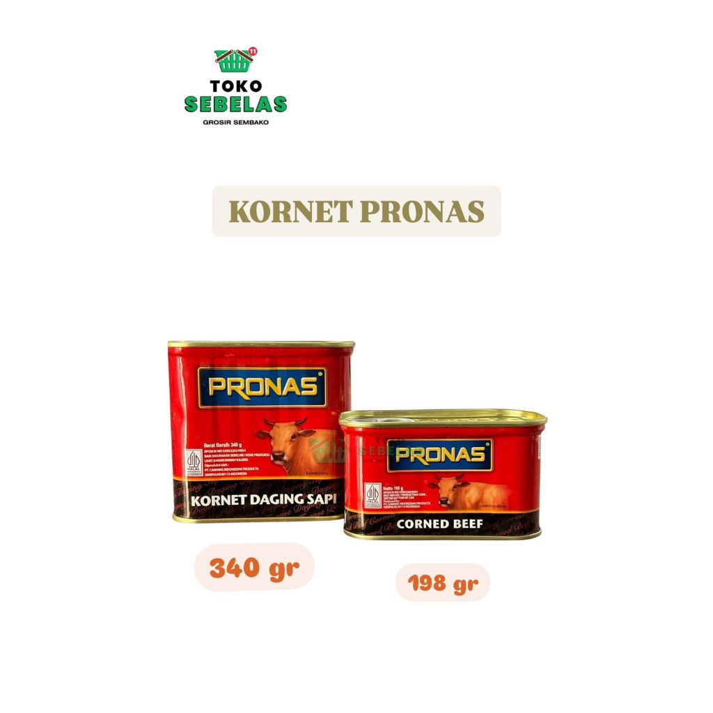 Jual Pronas Kornet Daging Sapi 198/340 g | Shopee Indonesia