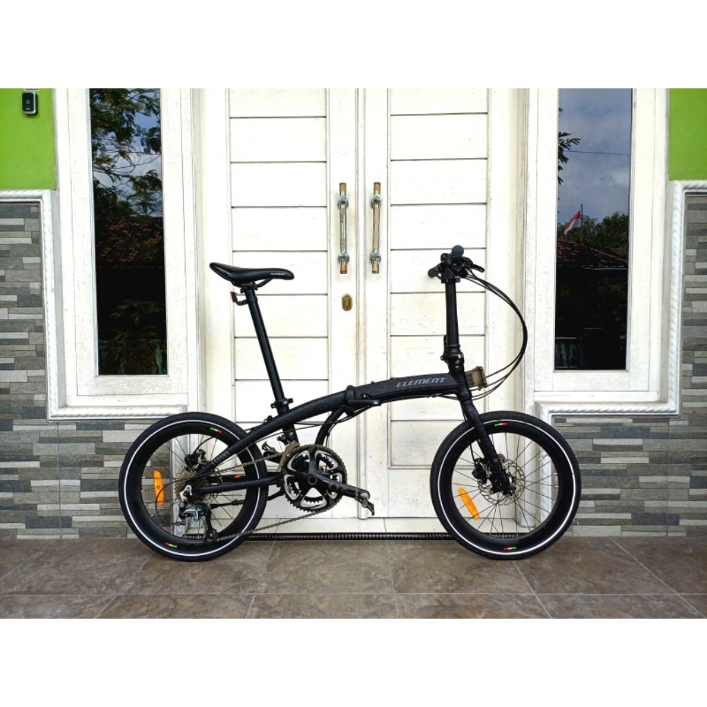 Jual Sepeda Lipat Element Ecosmo Z10 Limited Edition Black Coral ...