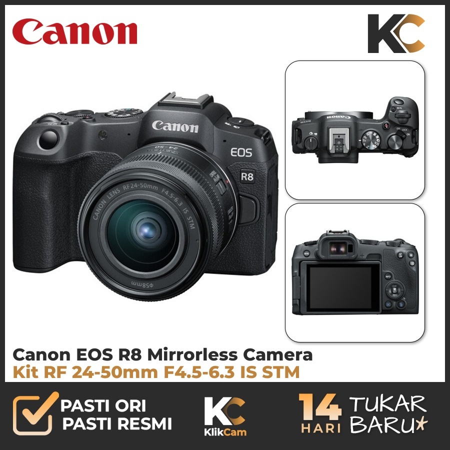 Jual Canon EOS R8 Kit RF 24-50mm IS STM Canon R 8 Kit RF24-50mm Garansi ...