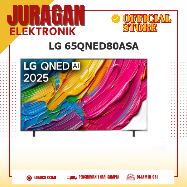 Jual LG 65QNED80ASA SMART TV 4K 65 INCH AI QNED80 2025 65QNED NEW 2025 | Shopee Indonesia