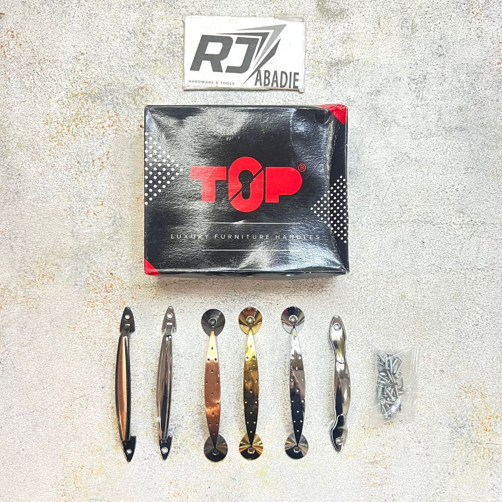 Jual [24PCS] Tarikan Gagang Laci Handle Lemari + Skrup TOP Napoli 186 ...