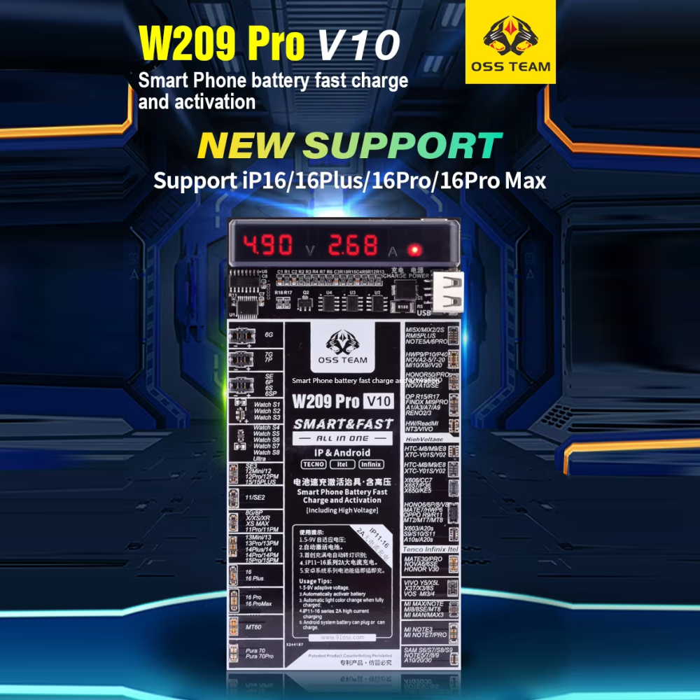 Jual Kabel Power Supply / Alat Tembak Battery Oss team W209 Pro V10 ...