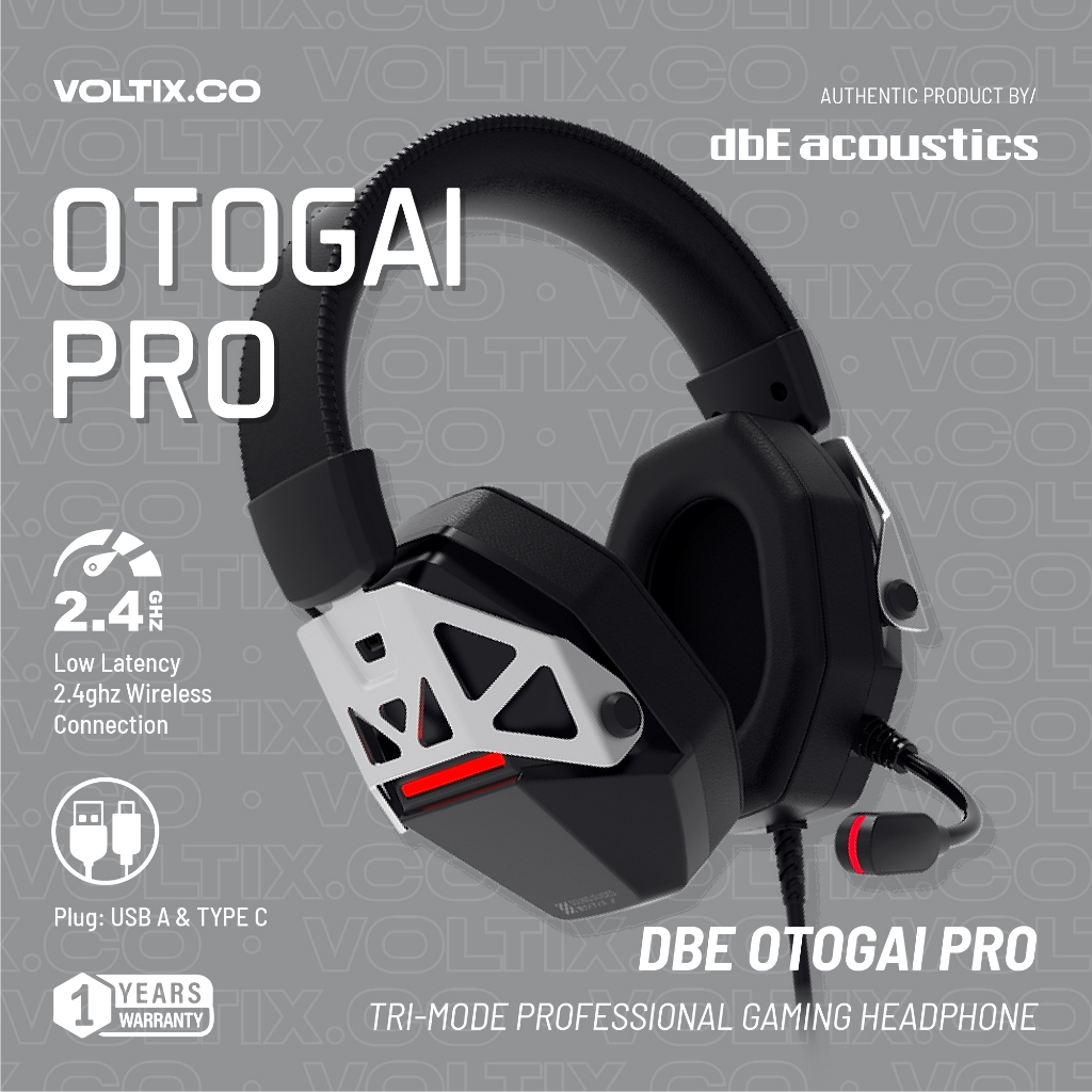 Jual dbE Otogai Pro Tri-Mode Proffessional Gaming Headset Wireless ...