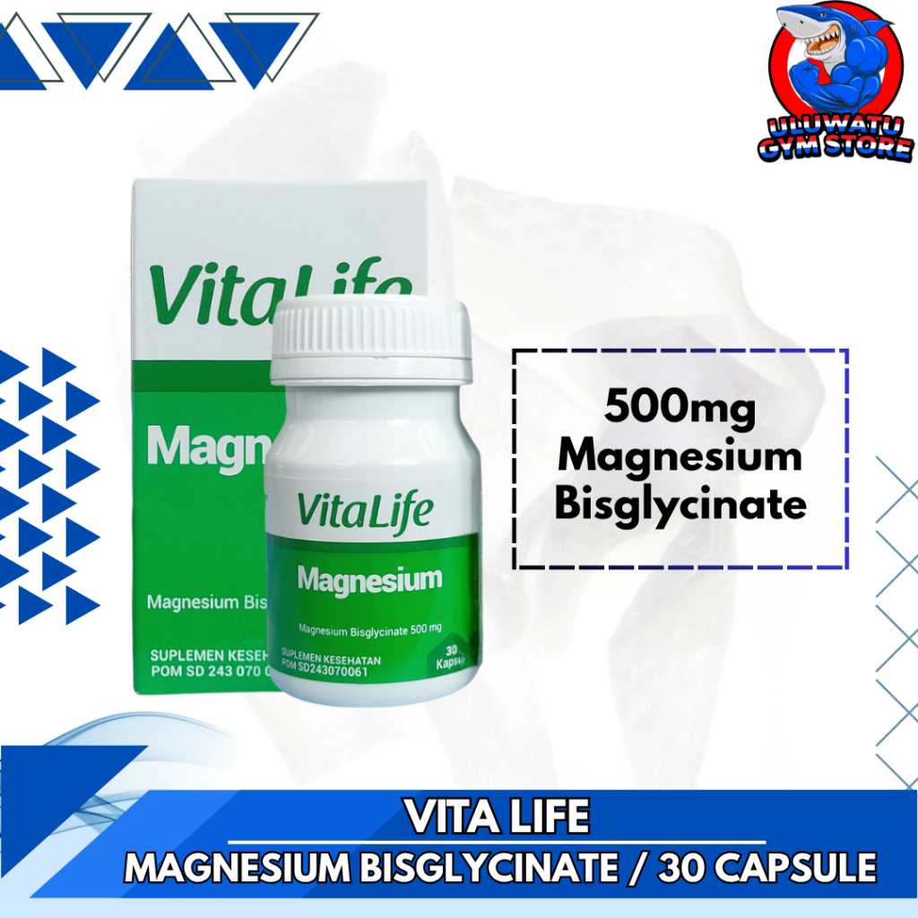 Jual (PROMO!) Vitalife MAGNESIUM BISGLYCINATE 500mg 30 Kapsul BPOM ...