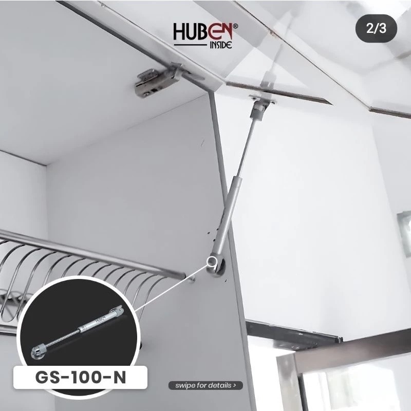 Jual Gas Spring Hidrolik Jok Huben 100N Jok + Baut 10 KG Motor ...