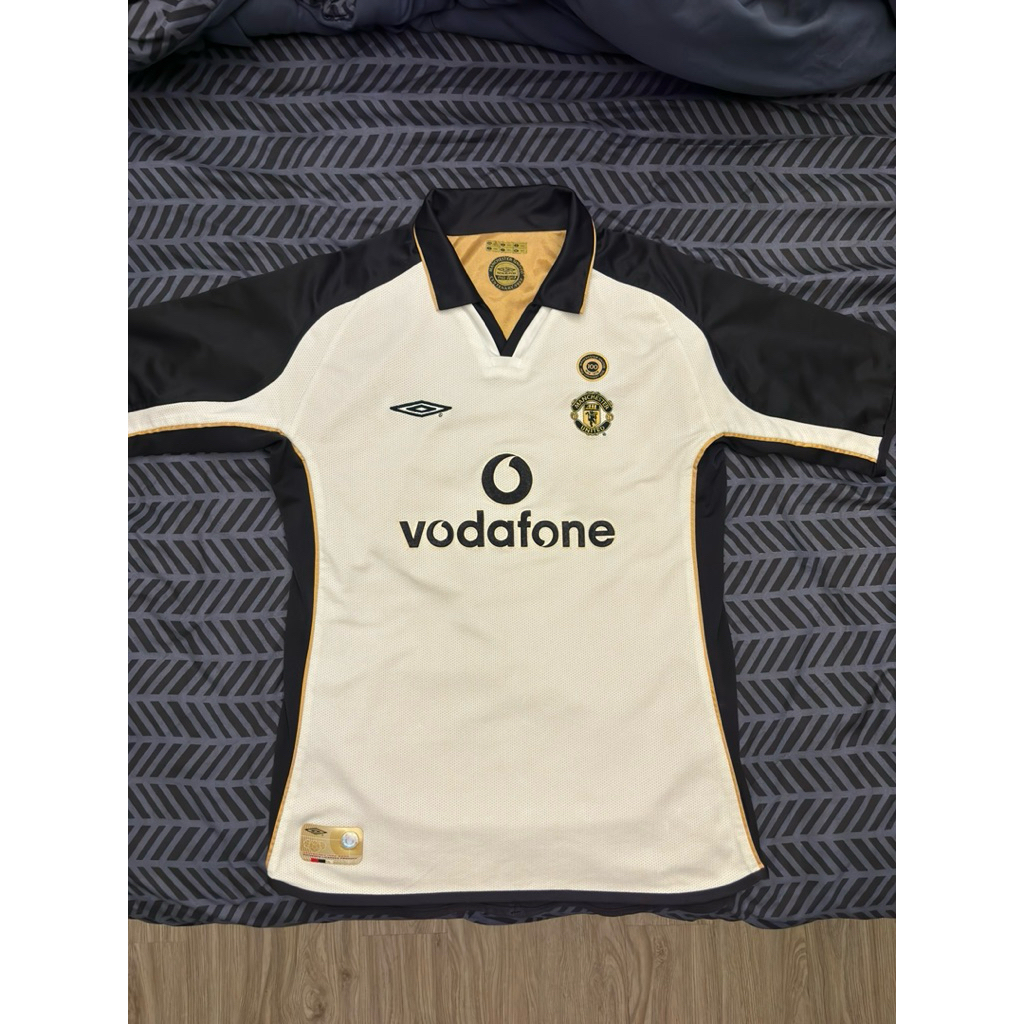 Jual Jersey Manchester United MU Centenary 2001/02 Reversible Original ...