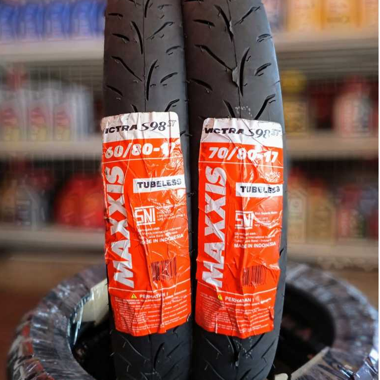 Jual SEPASANG Ban Cacing Ring17 Maxxis Victra Tubles ban motor bebek ...