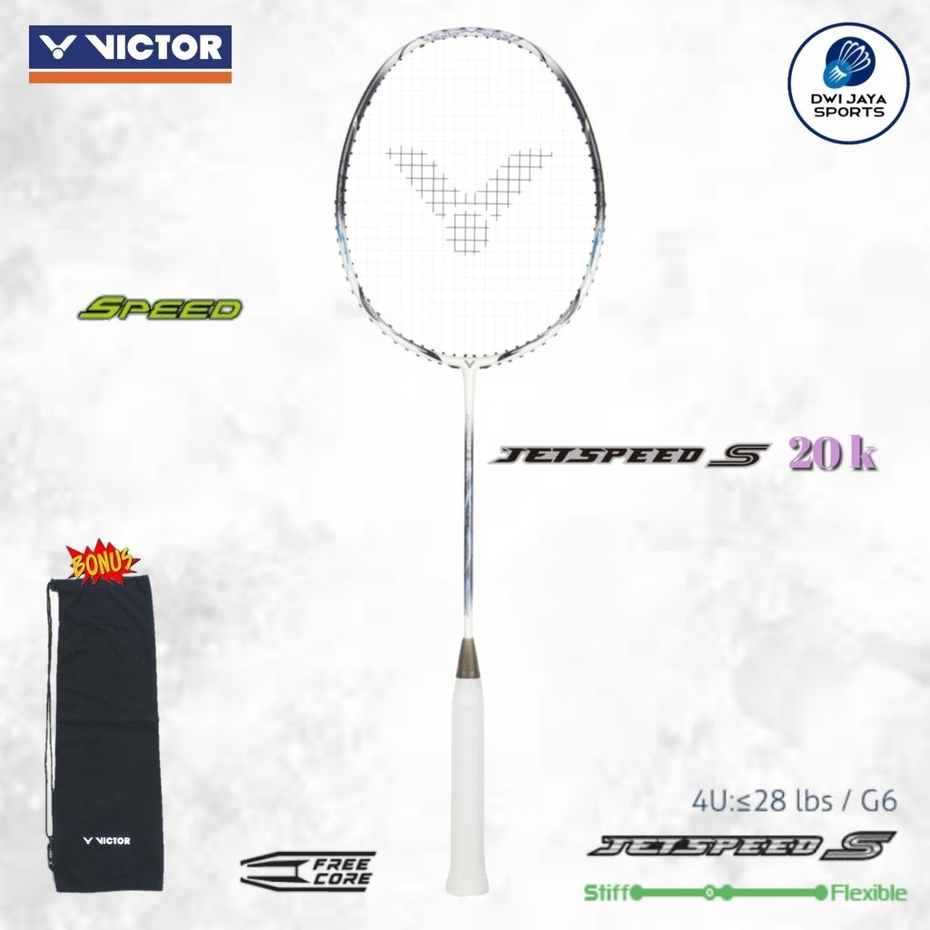Jual New Raket Badminton Victor Jetspeed S 20 K | Raket Victor Jetspeed ...