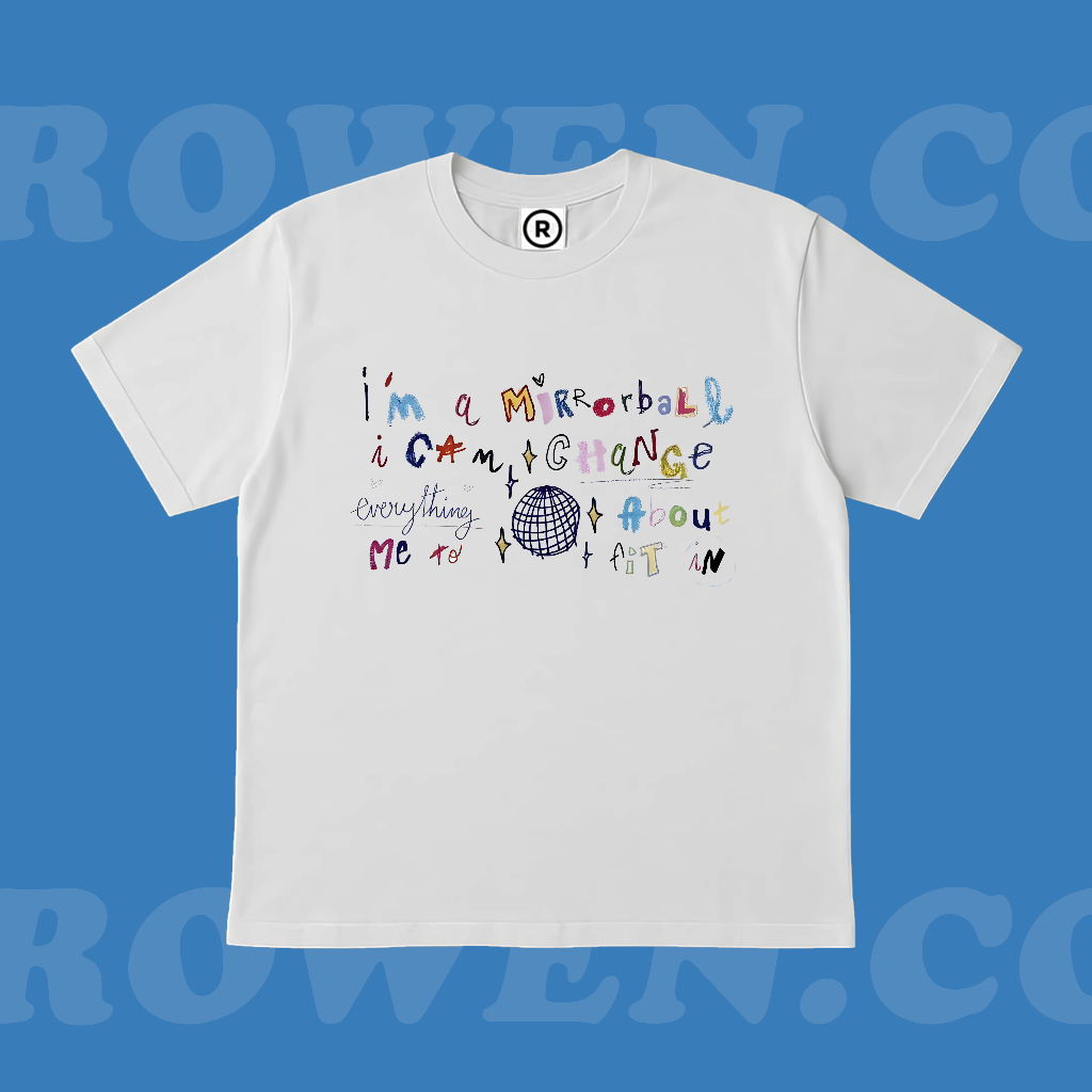 Jual ROWEN.CO | KAOS BAJU TAYLOR SWIFT MIRORBALL | T-SHIRT OVERSIZE ...