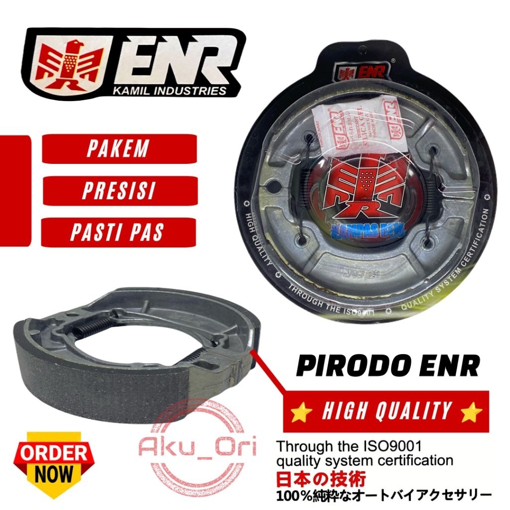 Jual PIRODO VARIO ENR kampas rem belakang tromol beat karbu beat f1 ...