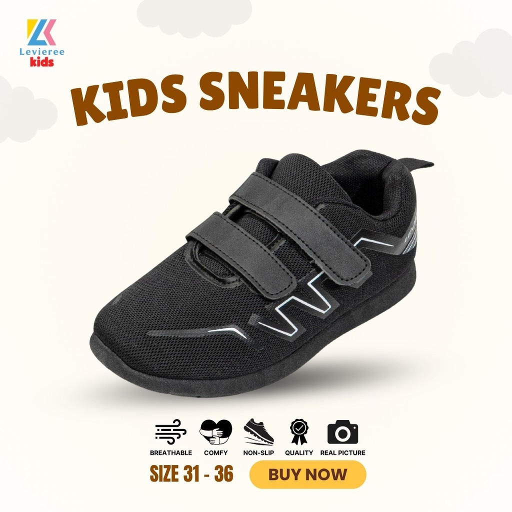 Jual LVRkids SIZE 31-36 Sepatu Sneakers Anak Sepatu Sekolah Anak Sepatu ...