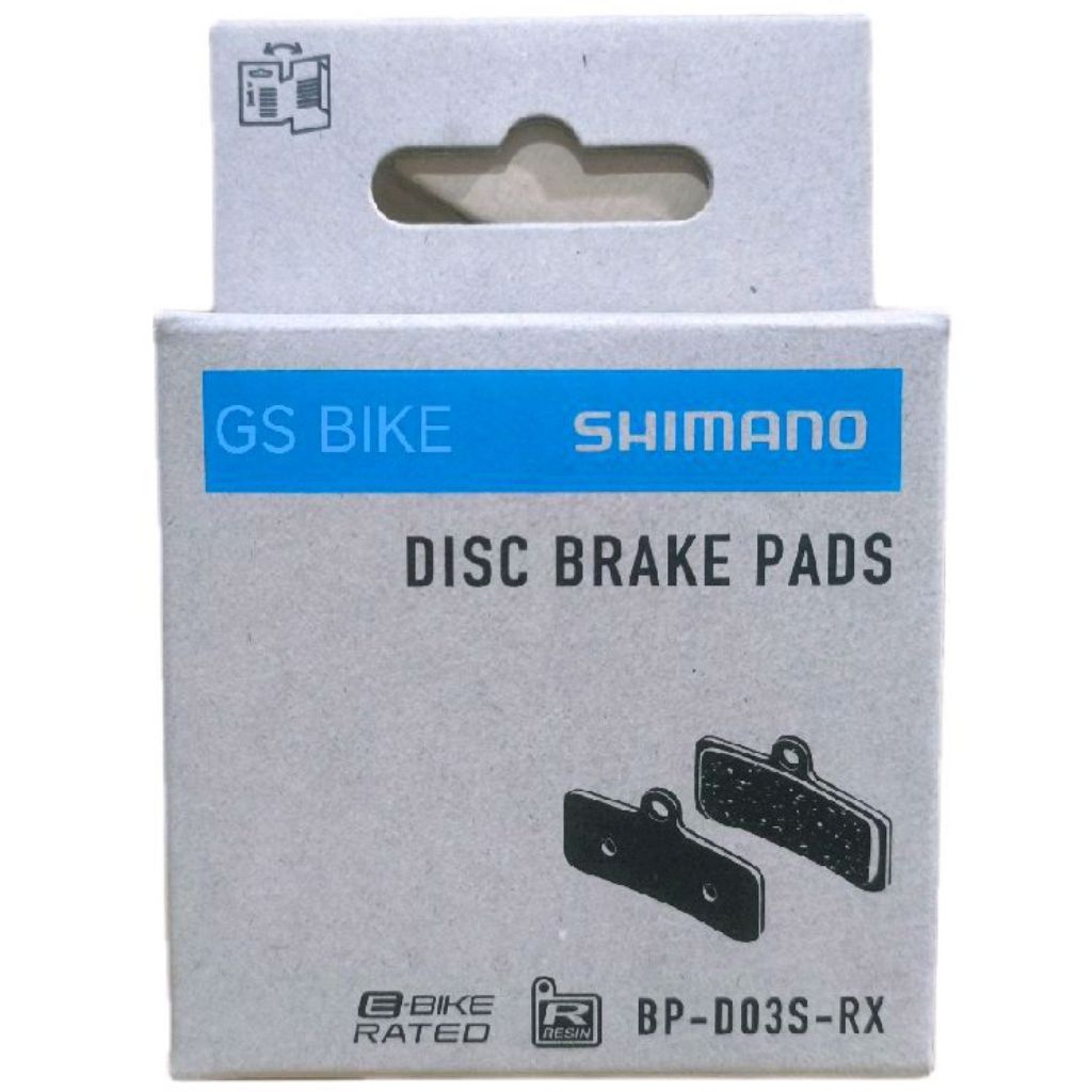 Jual SHIMANO BP-D03S-RX 4-PISTON Resin Disc Brake Pads W/ Fin & Spring ...