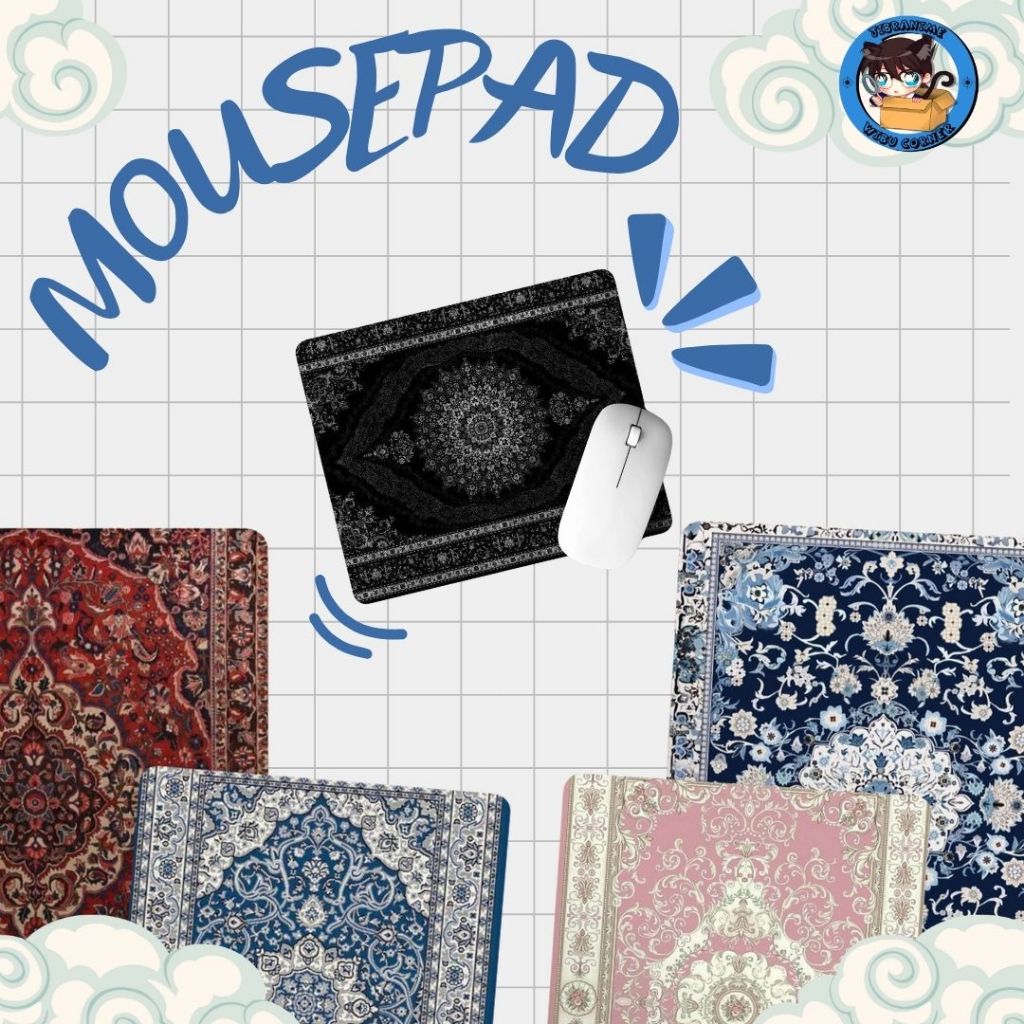 Jual MOUSE PAD MOTIF KARPET/MOUSE PAD MOTIF SAJADAH/BEBAS COSTUM ...