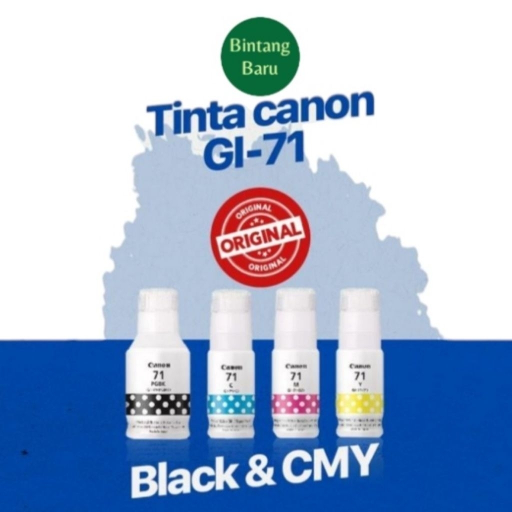 Jual Tinta Canon Gl-71 G171 Tinta Canon 71 ORIGINAL HARGA SATUAN Untuk ...