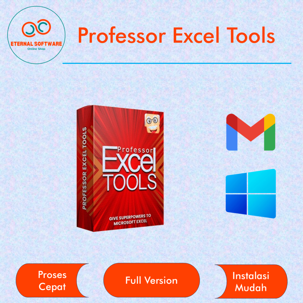 Jual Professor Excel Tools Full Version Software Plugin Excel Full Lisensi Lifetime | Shopee ...