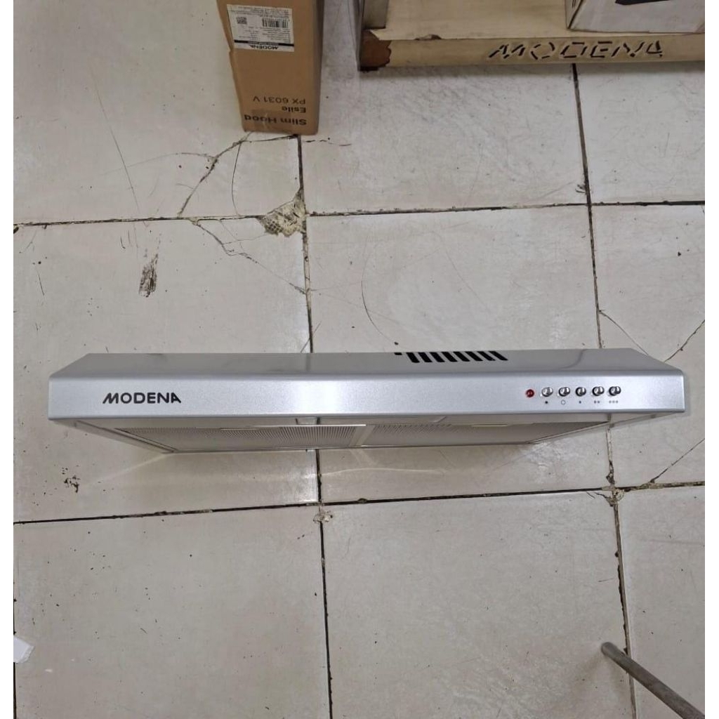Jual COOKERHOOD MODENA PX 6031 V / SLIM HOOD 60 CM SILVER / New produk ...