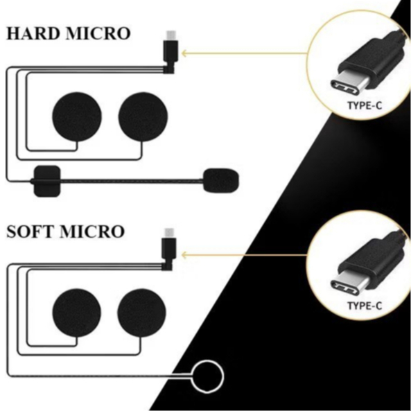 Jual MIC & SPEAKER INTERCOM TYPE C Intercom/Headset Bluetooth Q58MAX ...