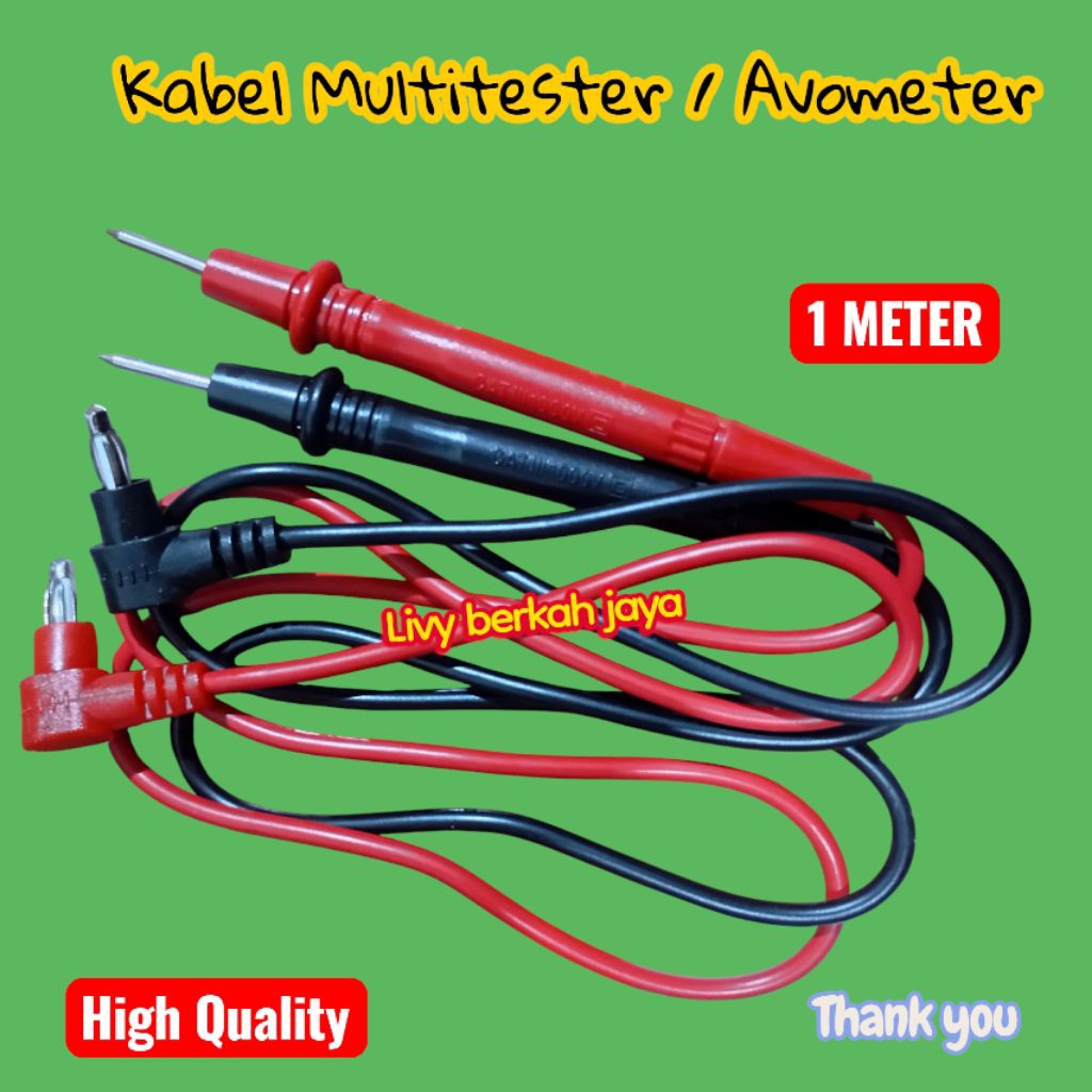 Jual Kabel Multitester / Avometer Panjang 1 Meter Standard Quality ...