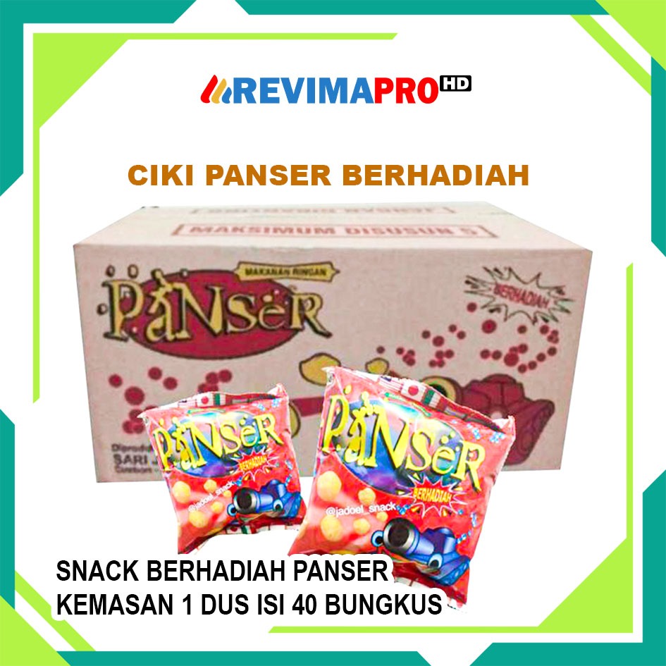 Jual Snack Ciki PANSER BERHADIAH Kemasan 1 Dus isi 40 Bungkus | Shopee ...