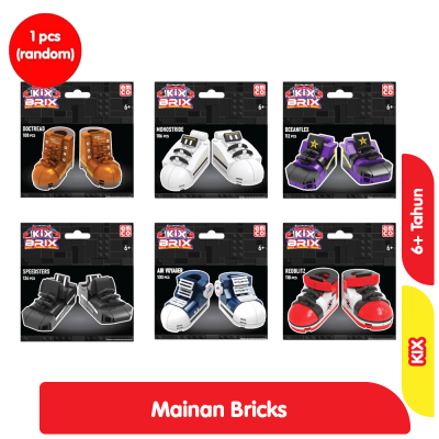 Jual Emco Kix Brix Mainan Bricks Sepatu Assorted 1 pcs (RANDOM ...