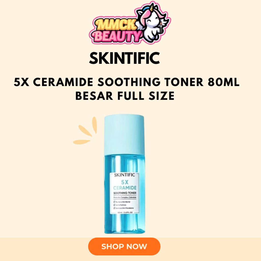 Jual Skintific 5X Ceramide SOOTHING TONER 80ML BESAR FULL SIZE | Shopee ...