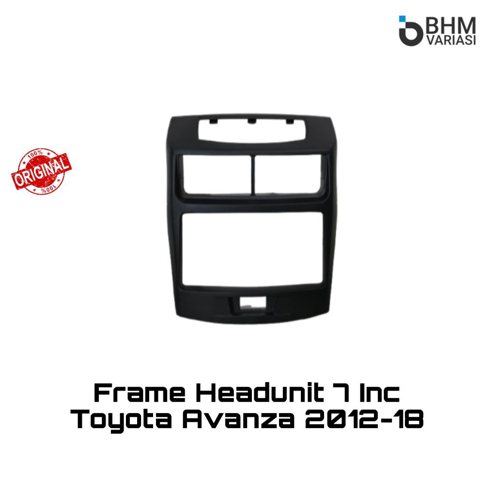 Jual Frame tape headunit 7 inch Avanza 2012-2018 ( Kupingan ) | Shopee ...