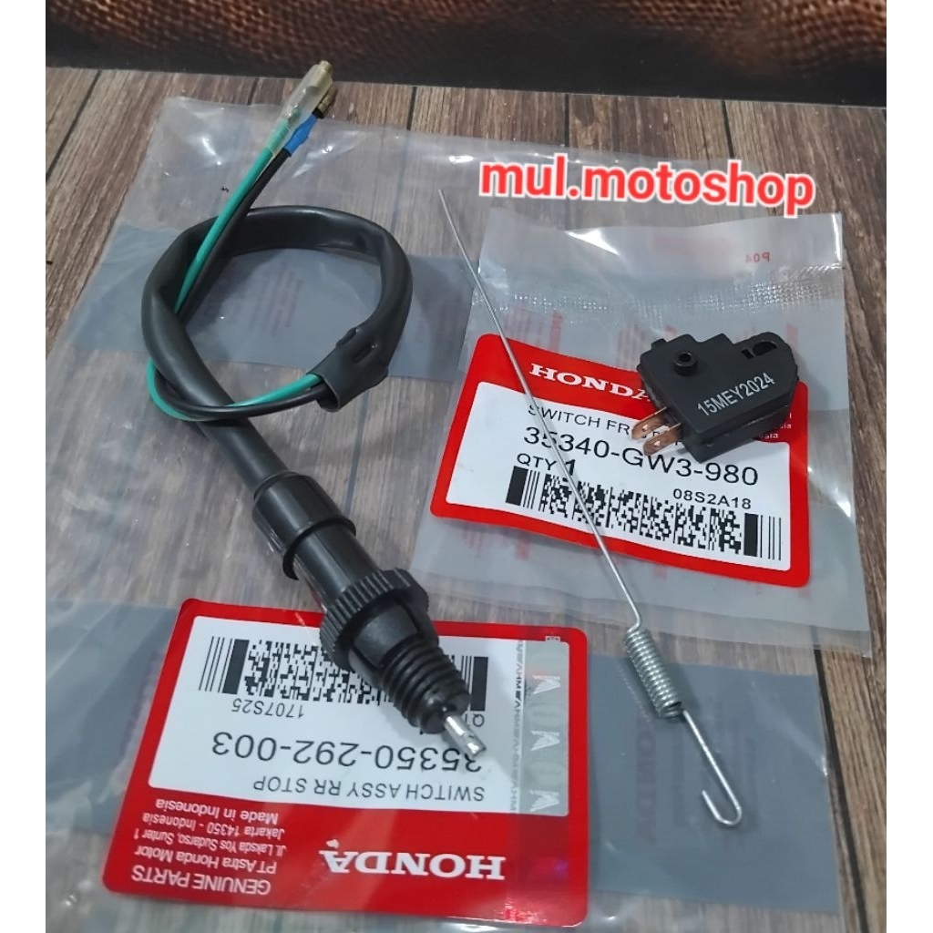 Jual switc swit rem set depan & belakang honda supra x/supra fit/revo ...