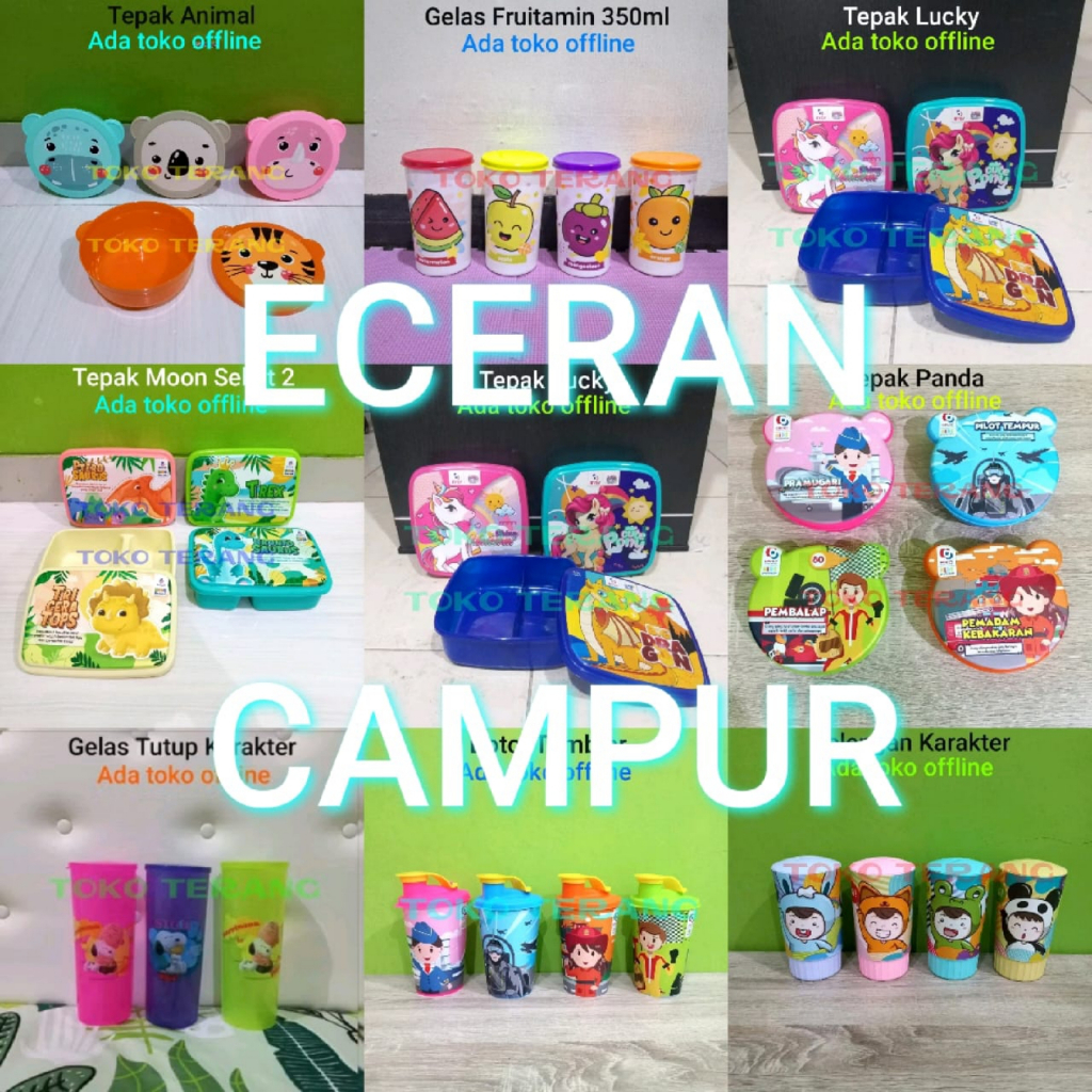 Jual ECERAN TEPAK PANDA ROTI MOON LUCKY CELNGAN ANIMAL BOTOL THUMBLER ...