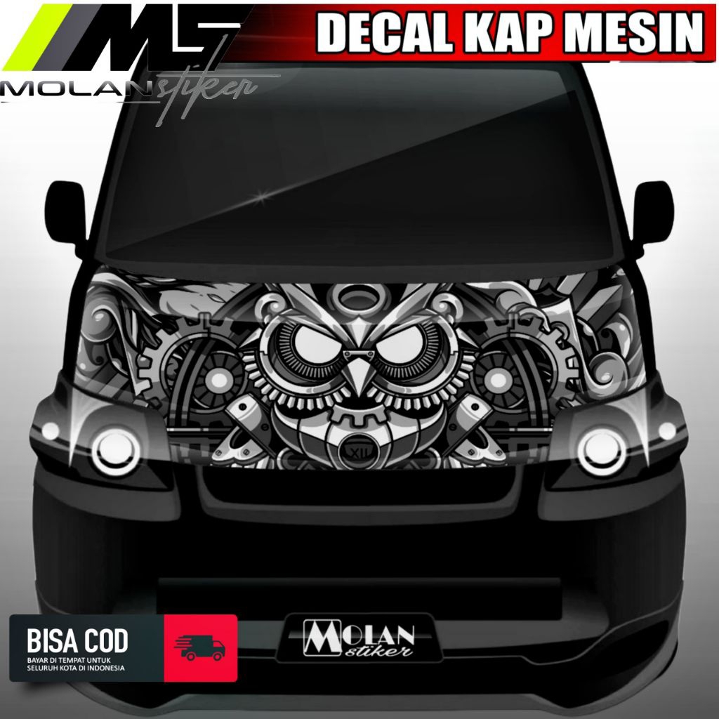 Jual Decal Sticker Striping Variasi Kabin Granmax & Luxio Decal Kap ...