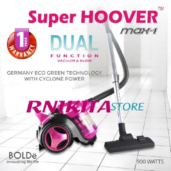 Jual Vacuum Cleaner BOLDe SUPER HOOVER MAX ONE 2in1 ECO Cyclone ...