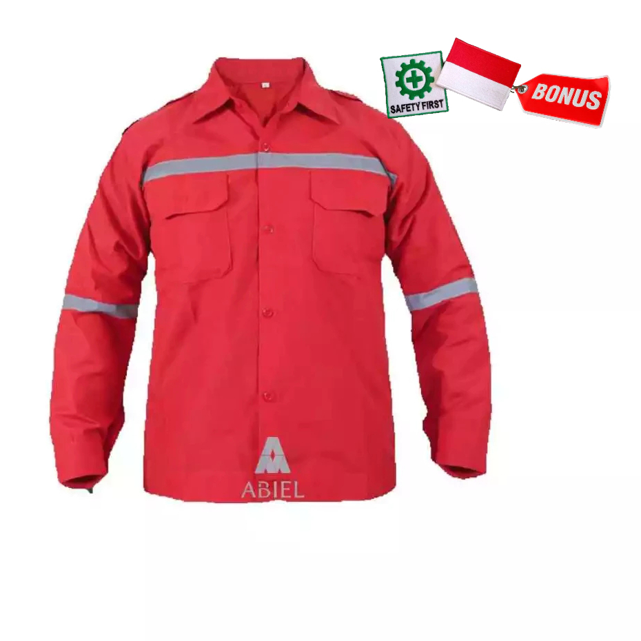 Jual (DIKIRIM DARI BANDUNG) BAJU WELDER KEMEJA WEARPACK SAFETY K3 ...