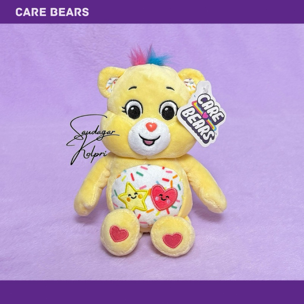 Jual Boneka Sweet Celebrations Bear | Care Bears Kuning Wangi Cake ...