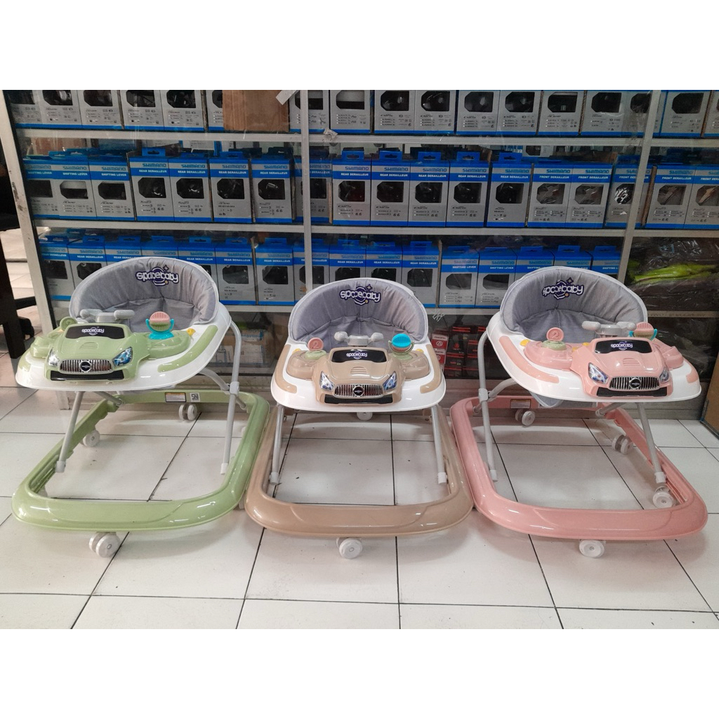 Jual BABY WALKER / BABYWALKER / ALAT BANTU BELAJAR JALAN BAYI SPACEBABY ...