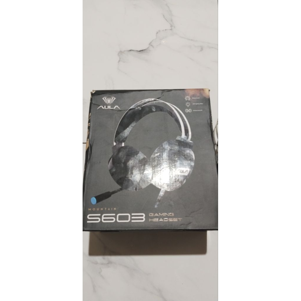 Jual Headphone AULA Mountain S603 Second Gaming headset | Shopee Indonesia