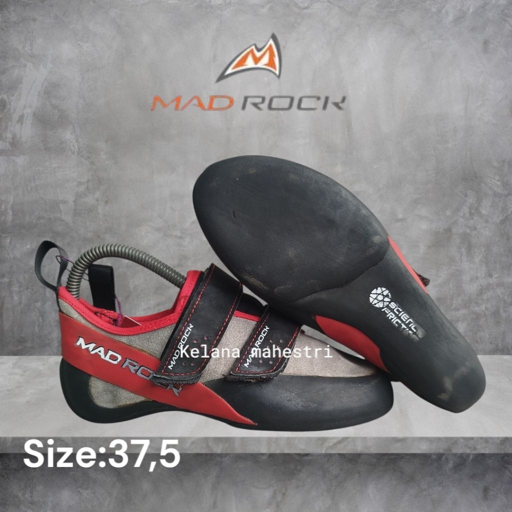 Jual sepatu panjat Mad rock climbing shoes ll size 37,5 sepatu panjat ...