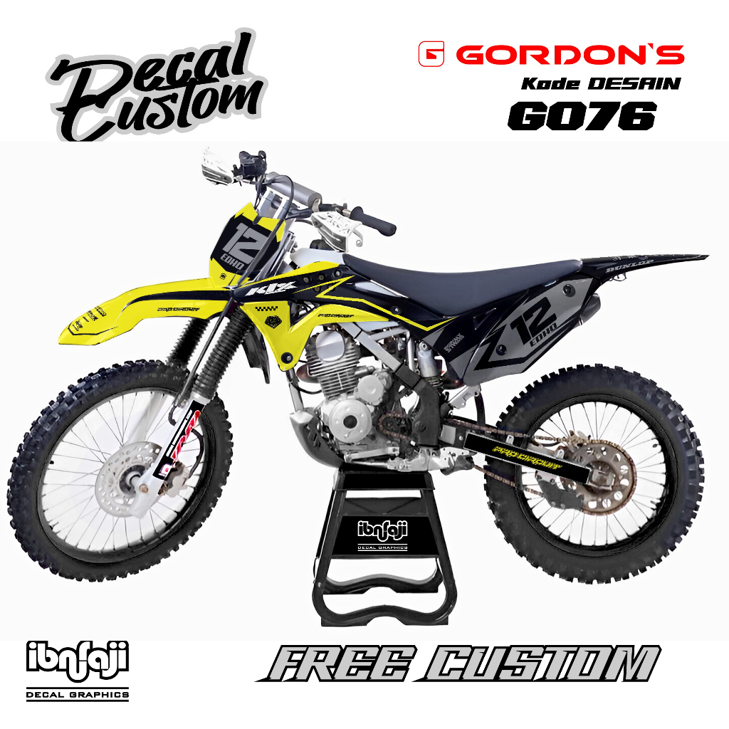 Jual Decal Klx Gordon Stiker Decal Gordon Klx / Decal Klx Gordon Full ...