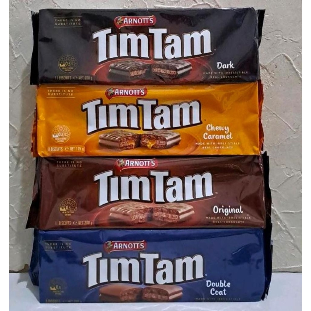 Jual Tim Tam Arnott's Original Dark 200gr Biscuit | Shopee Indonesia